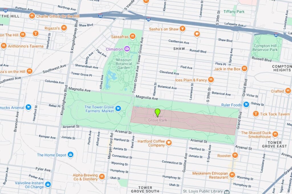 LGBTQ Map - Tower Grove Pride