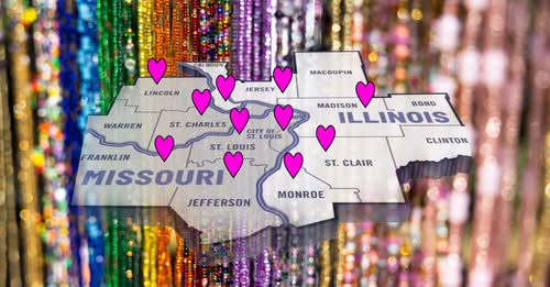 LGBTQ Map - Tower Grove Pride